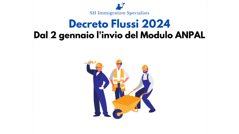 Modulo ANPAL Decreto Flussi 2024 - dal 2 gennaio l'invio al CPI Modulo ANPAL Decreto Flussi 2024 - dal 2 gennaio l'invio al CPI