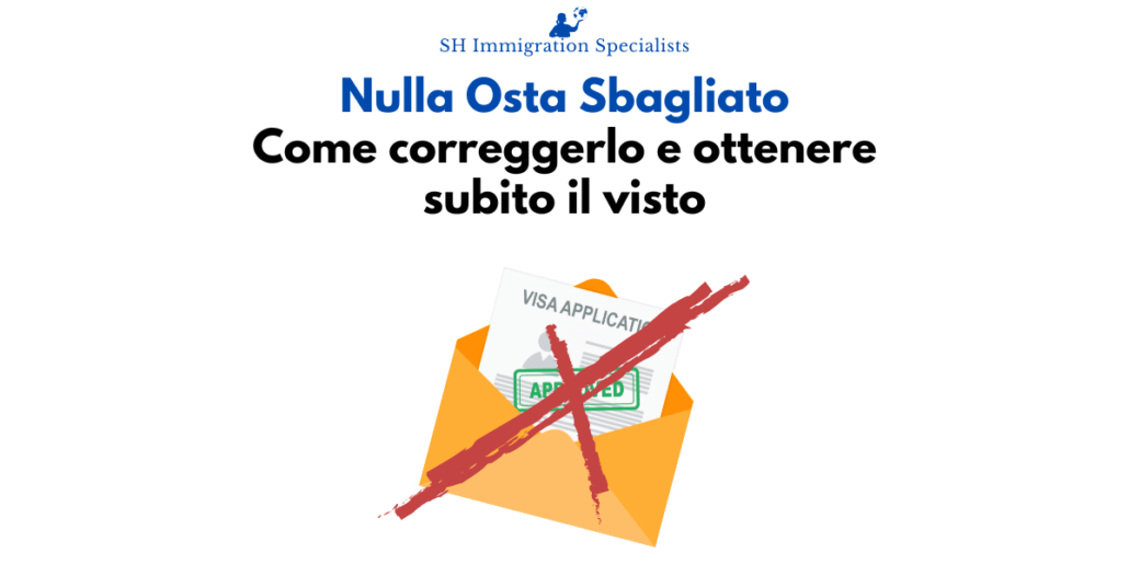 Nulla Osta Decreto Flussi sbagliato: correggilo subito